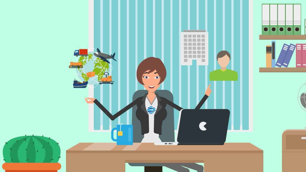 Animated video advertisement of the company MD Logistic. - Videoservice Studio