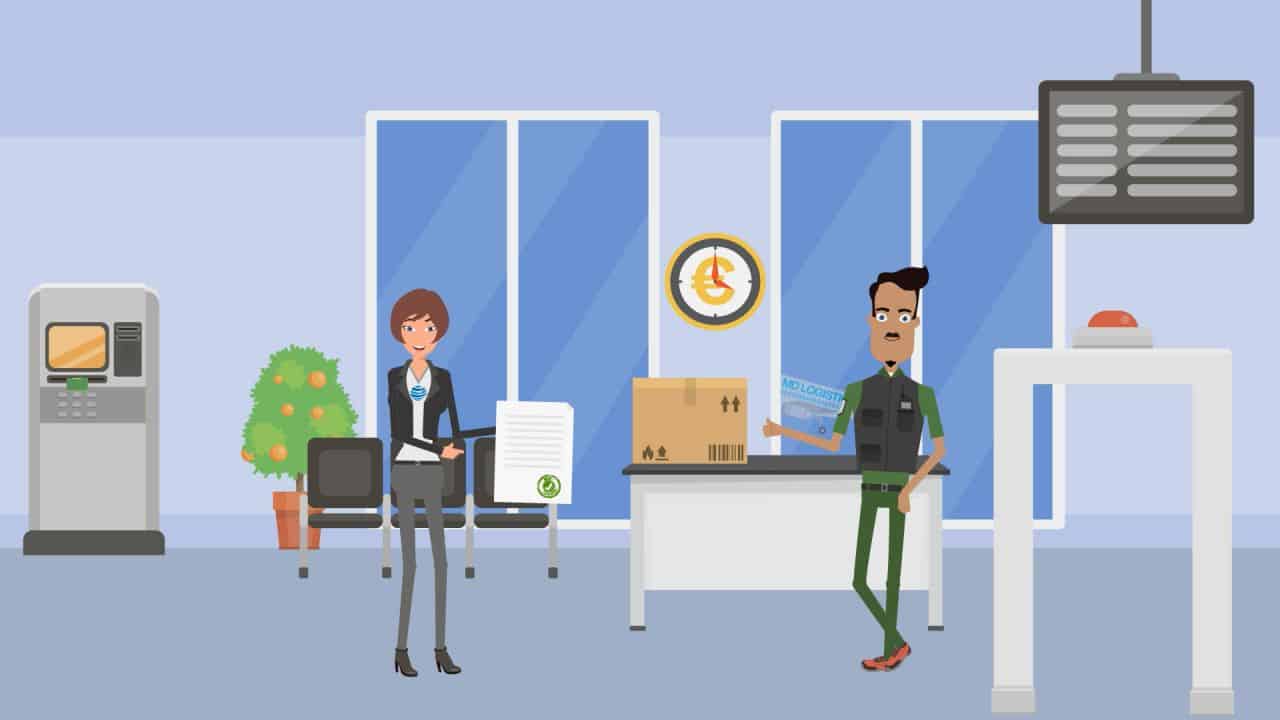 Animated video advertisement of the company MD Logistic. - Videoservice Studio