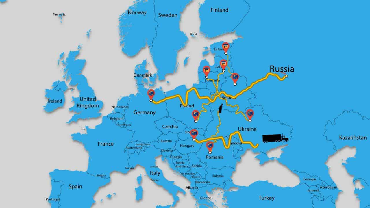 Animated video advertisement of the company MD Logistic. - Videoservice Studio